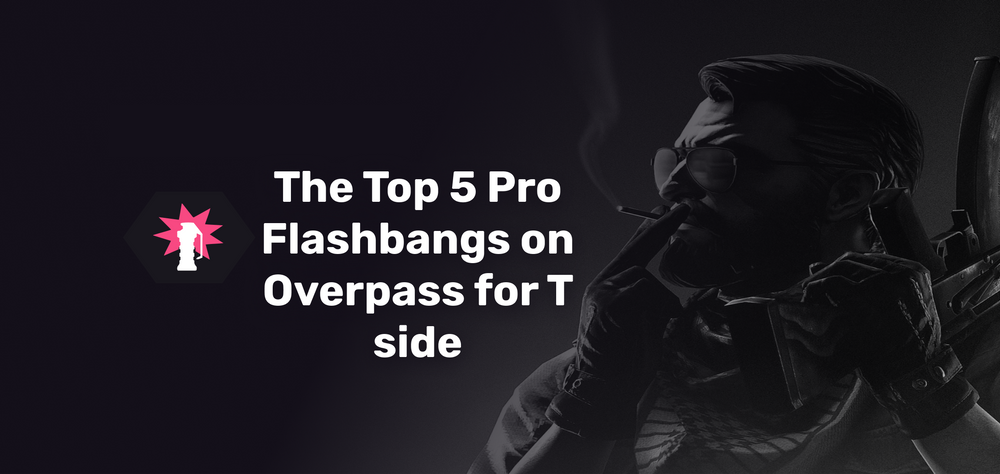 The Top Pro Flashbangs for CSGO Overpass Map on T side