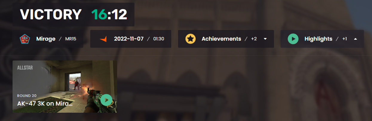 Linking Allstar and Leetify