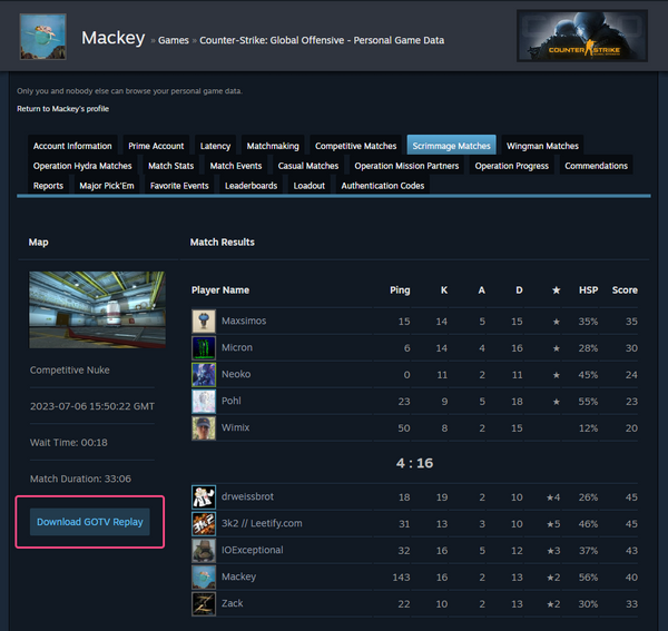 [Outdated] Manual demo upload for Unranked 5v5 and Wingman