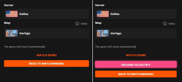 Upload your FACEIT demos automatically with Chrome Extensions